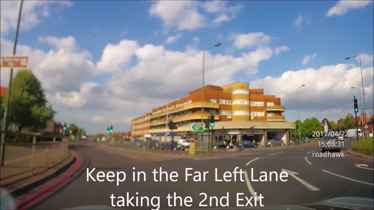 Rose Hill Rounabout Sutton Approching from Greenlane - YouTube