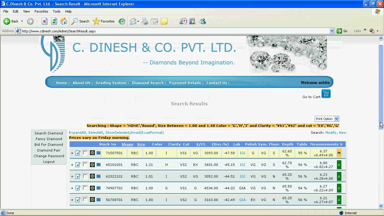 C.Dinesh & Co. Pvt. Ltd. Diamond Search Video - YouTube