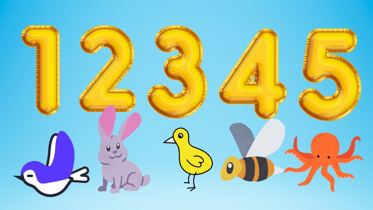 Numbers Song | Learn to Count with Animals | Counting Song for Kids ...
