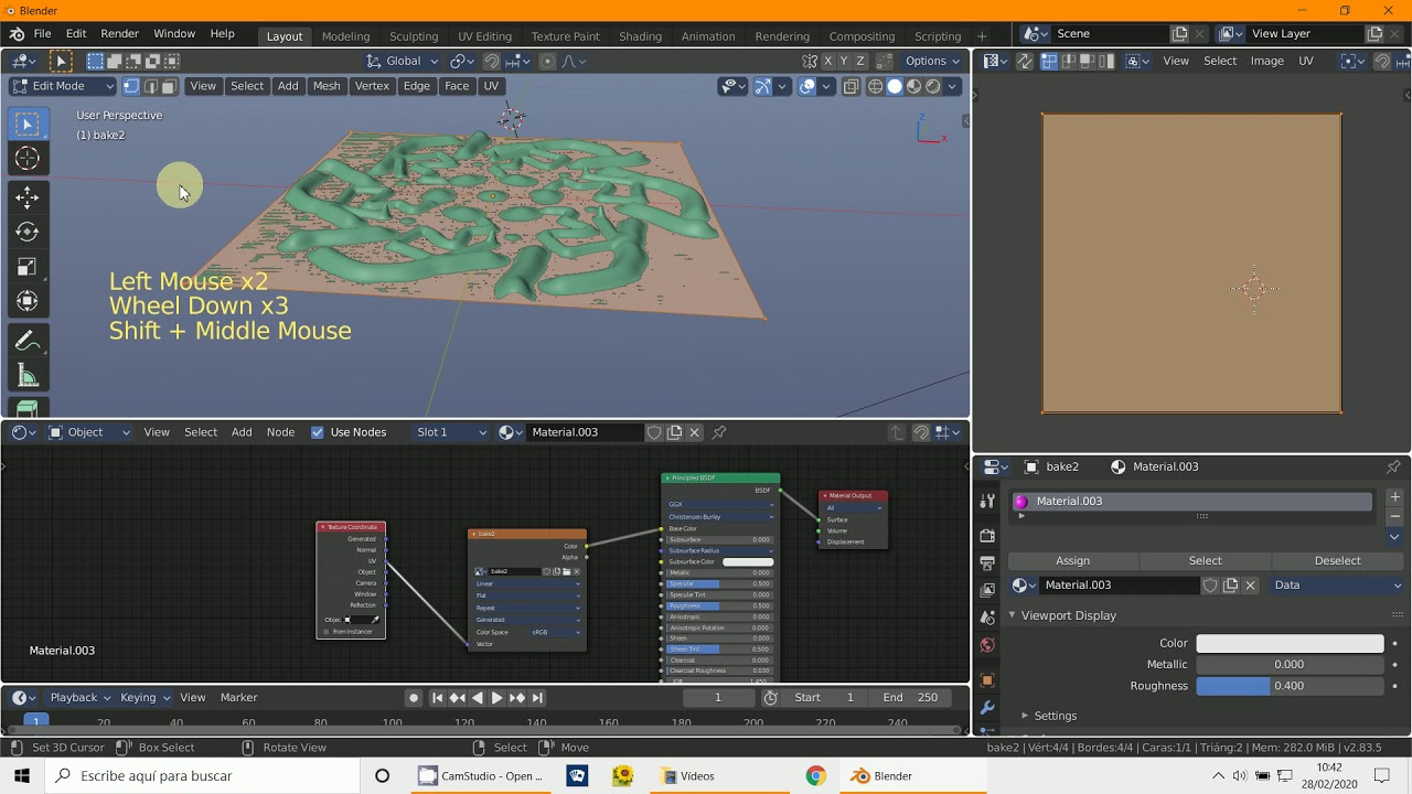 Normalmap Bake - YouTube