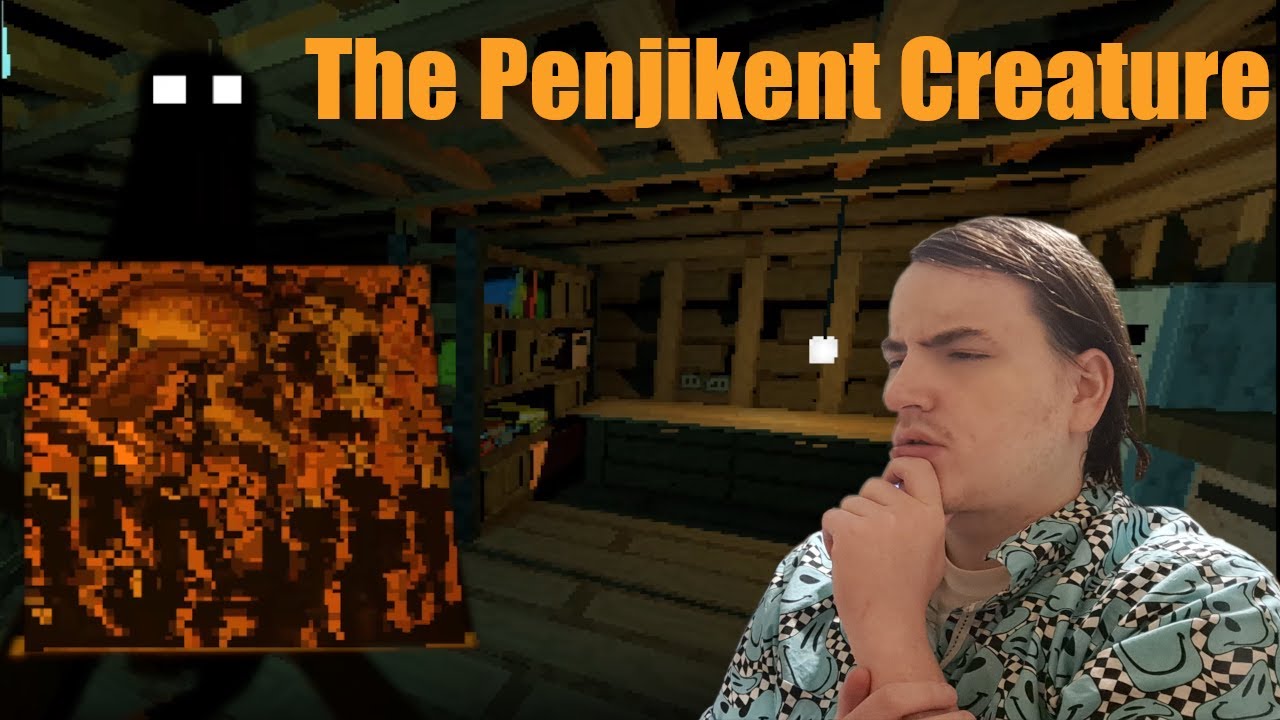 Curse painting that has a monster in it. - The Penjikent Creature ...
