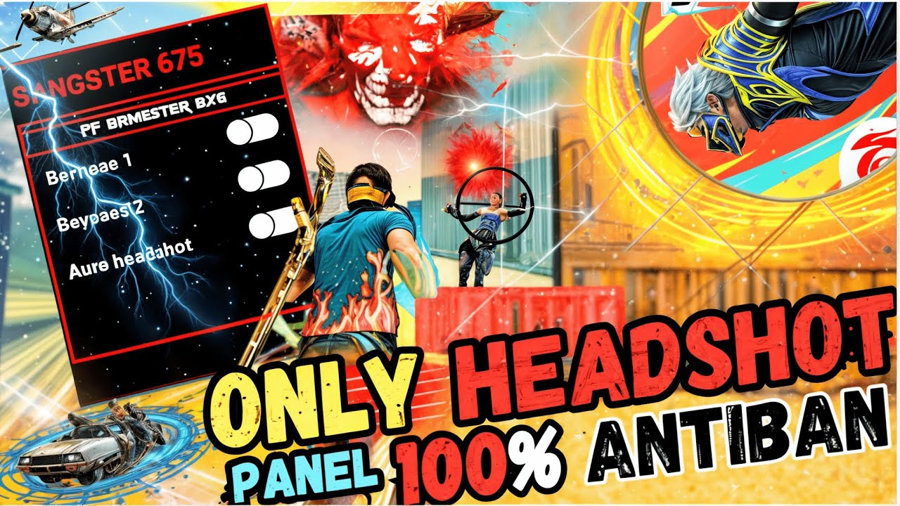 Only Headshot Panel For Free Fire II 100% Working And Free - YouTube