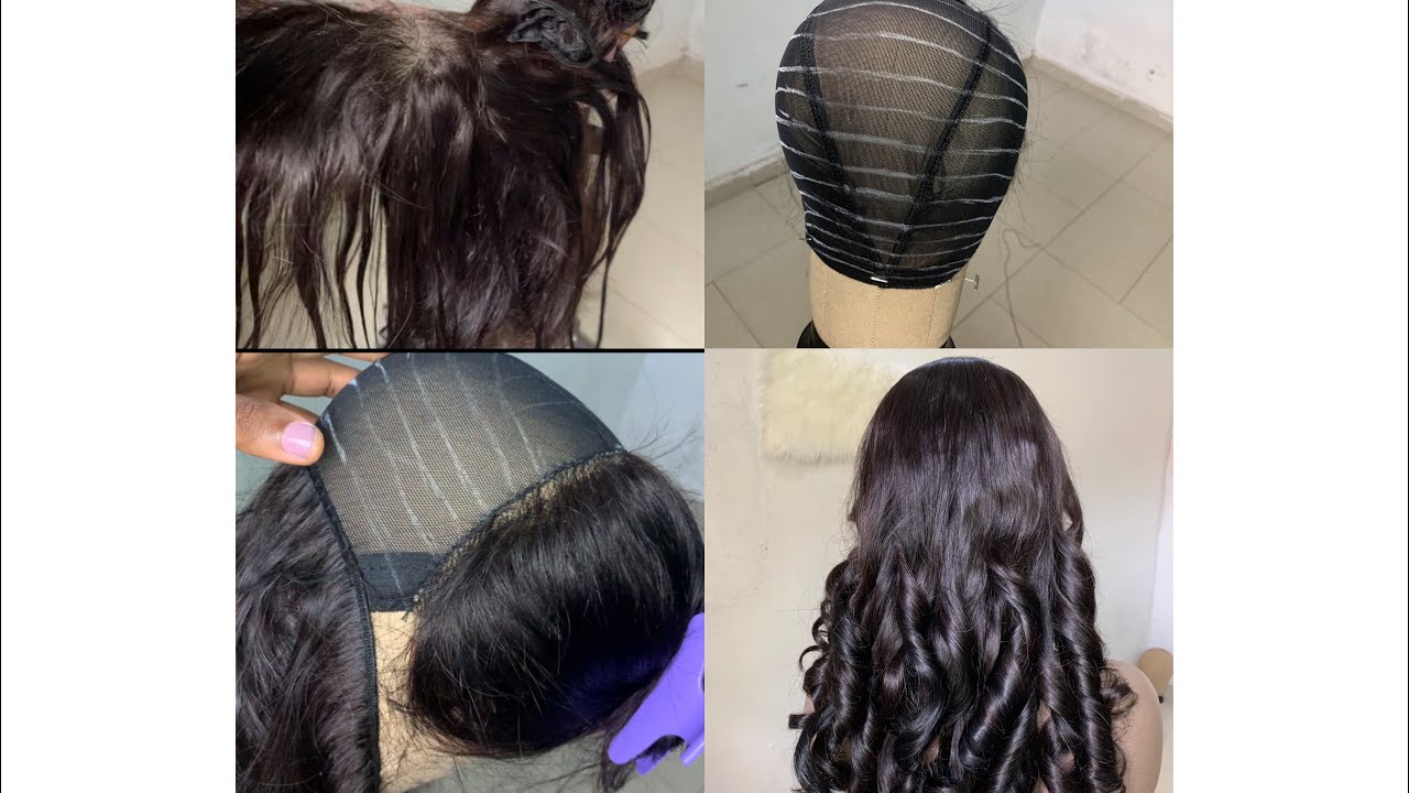 HOW TO MAKE A FRONTAL WIG FOR BEGINNERS DIY frontal wig tutorial # ...