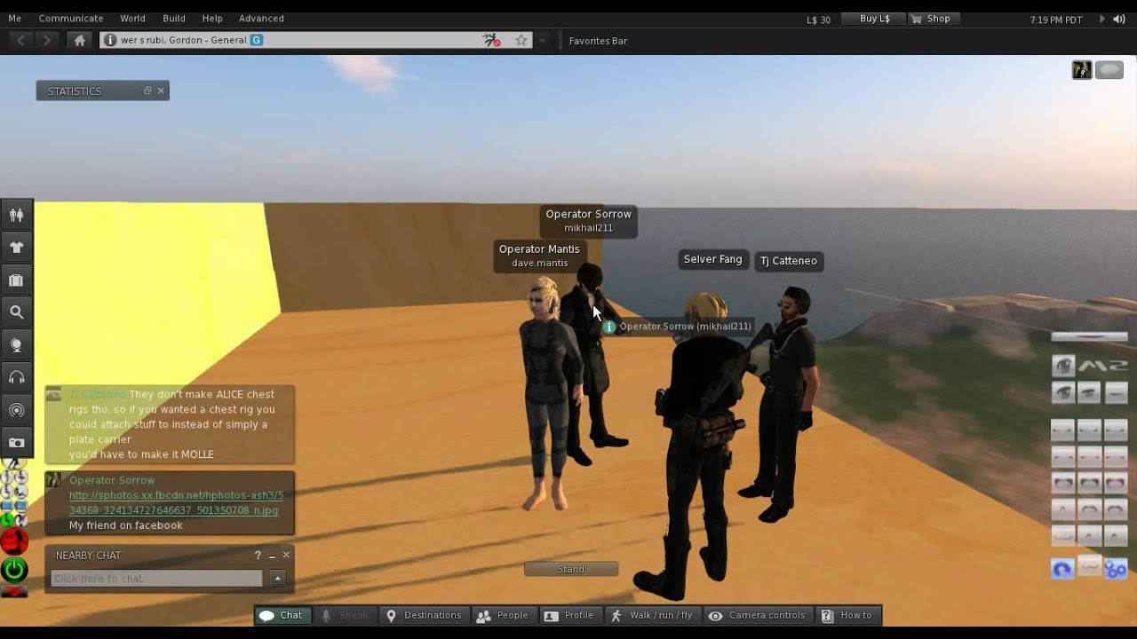 [HD] Second Life gameplay, lurking PMC dudes PART 2 =) - YouTube