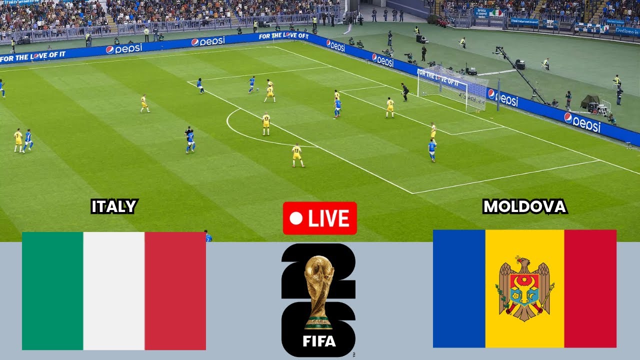 Italy vs Moldova | World Cup Qualification UEFA 1st Round - Full Match ...