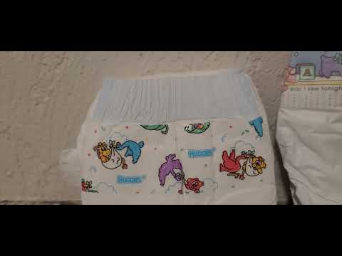 My Huggies And Pampers Plastic Diapers