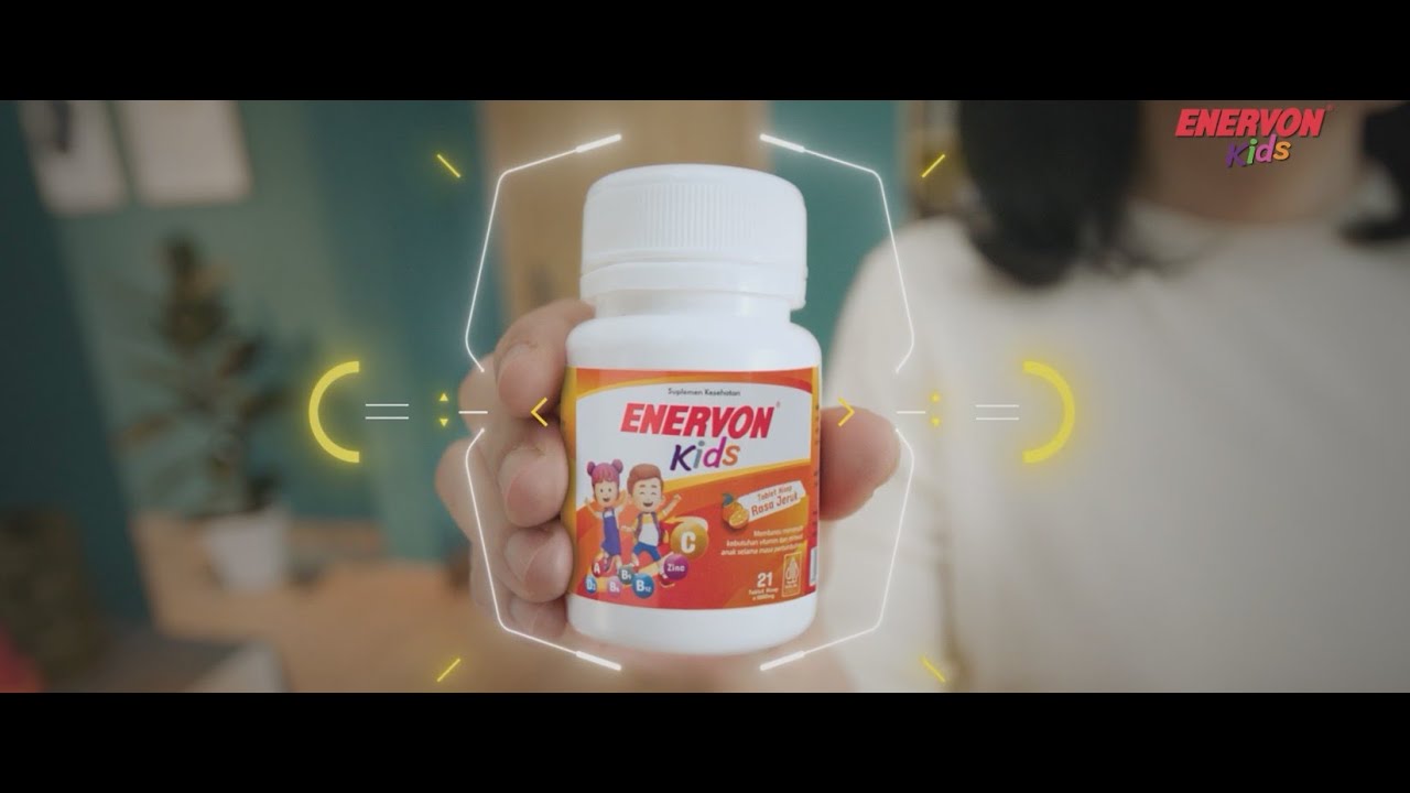 ENERVON KIDS - MULTIVITAMINNYA LENGKAP, RASANYA LEBIH ENAK! - YouTube