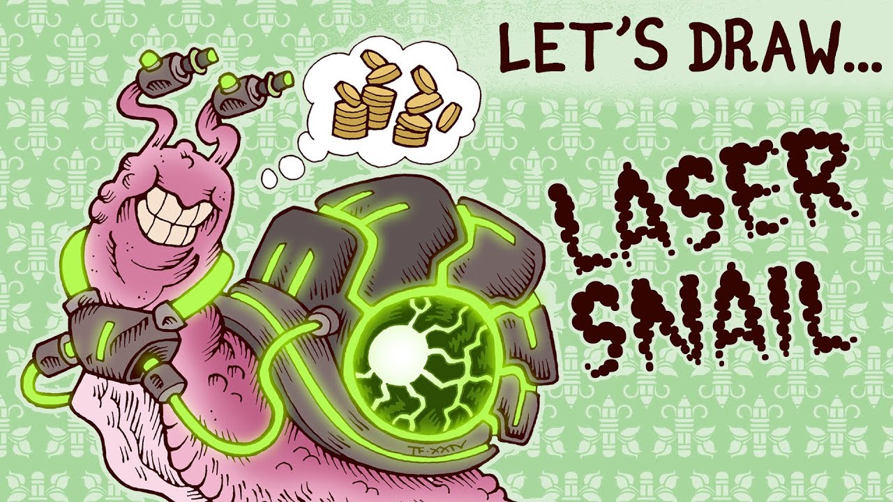 Let’s Draw: Laser Snail! - YouTube