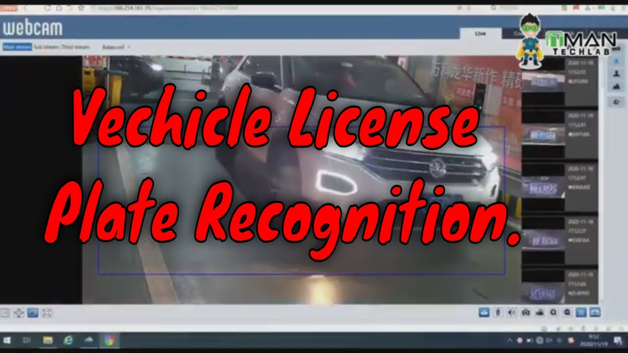 LPR Vehicle Plate camera | License Plate Recognition CCTV | Cynics CCTV ...