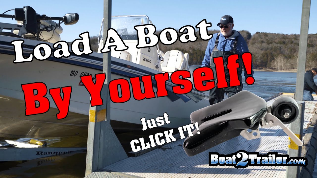 How to 1 Person Boat Load | Load A Boat BY Your Self | Boat2Trailer ...