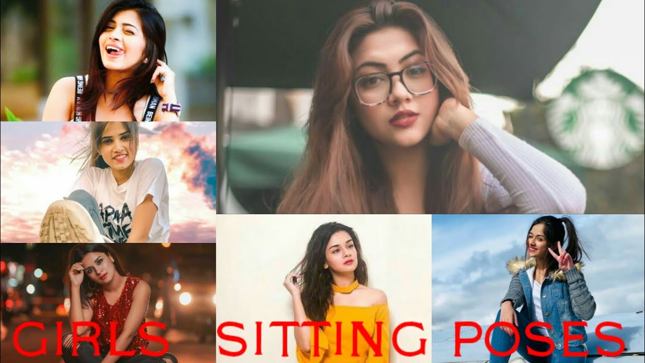 Stylish & new sitting girls poses/ New girls sitting poses - YouTube