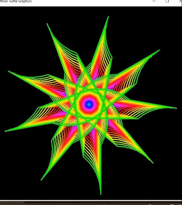 Turtle-47🐢Create Using Python😎#shorts #coding #python #shortvideo #viral #viralvideo #trend ...