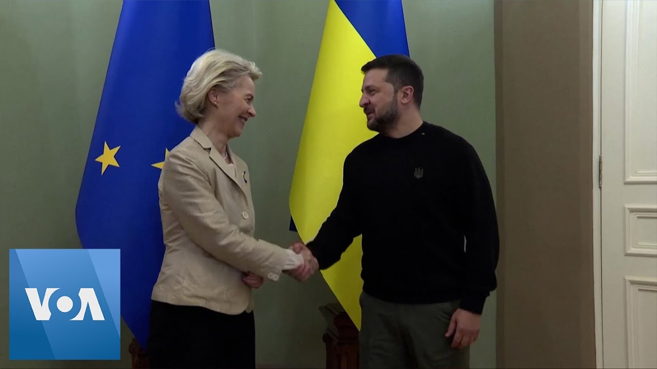 VOA Reports on European Commission President Visit to Ukraine | VOA ...