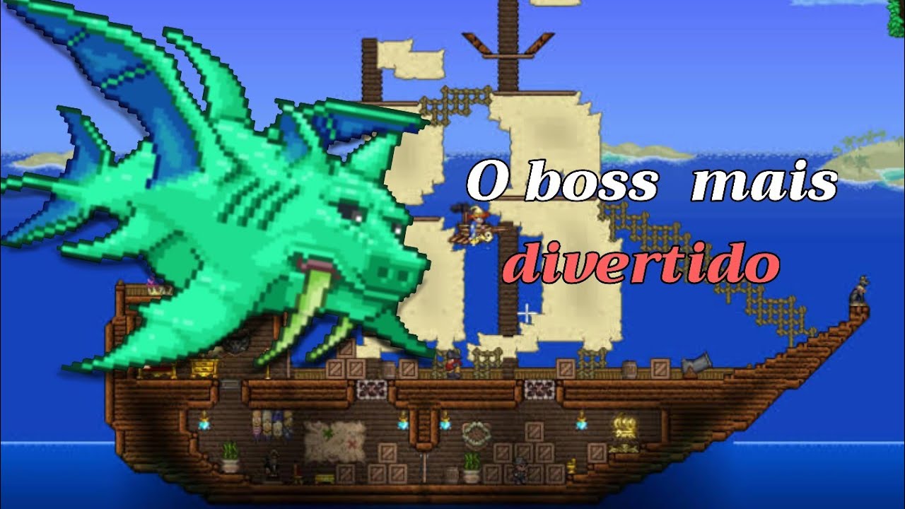 Duke Fishron, o boss mais divertido do Terraria. - YouTube