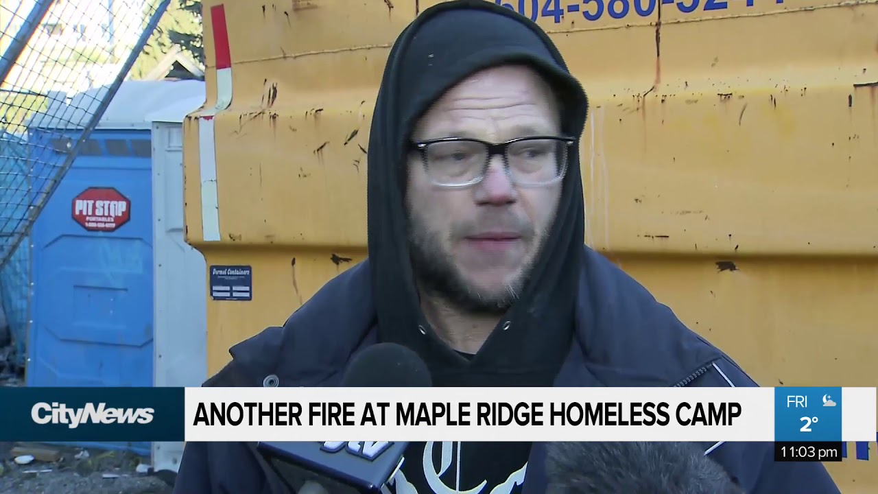 Evacuation order issued for Maple Ridge Homeless Camp - YouTube