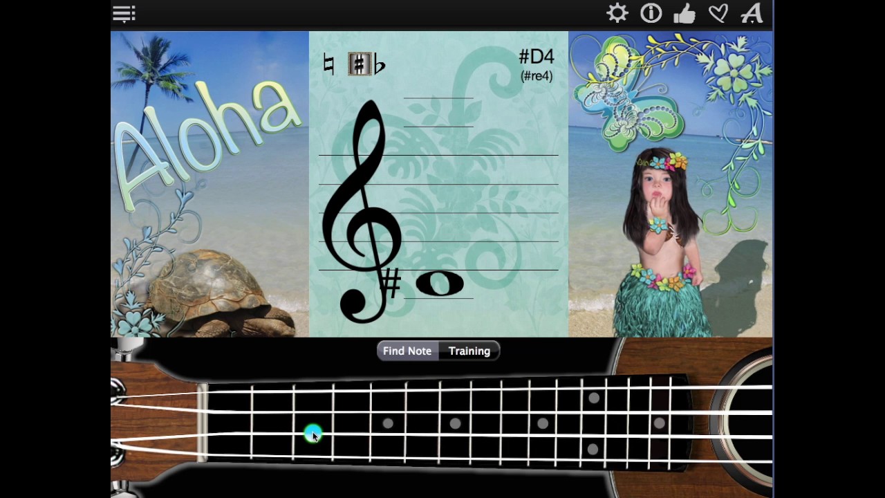 Ukulele Notes Finder & Trainer App - learn how to read sheet music for ...