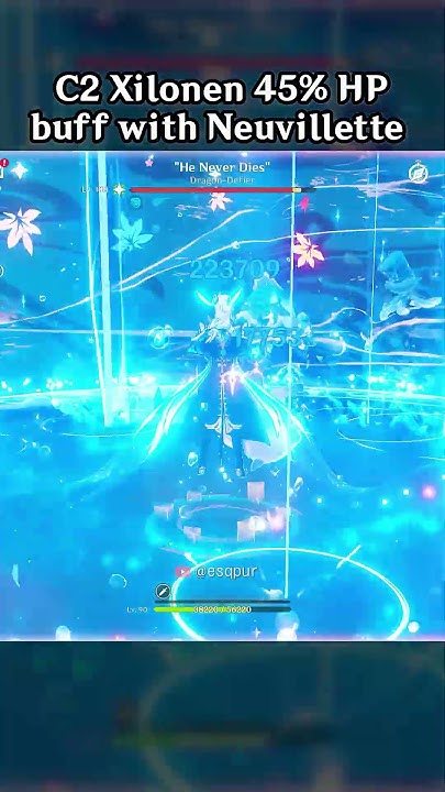 C2 XILONEN 45% HP BUFF WITH NEUVILLETTE - YouTube