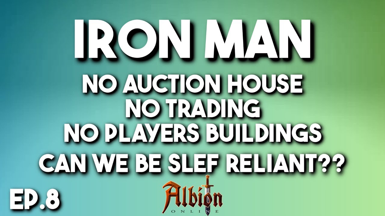 Albion Online Iron Man Challenge. ep8 gathering ore some crafting then ...