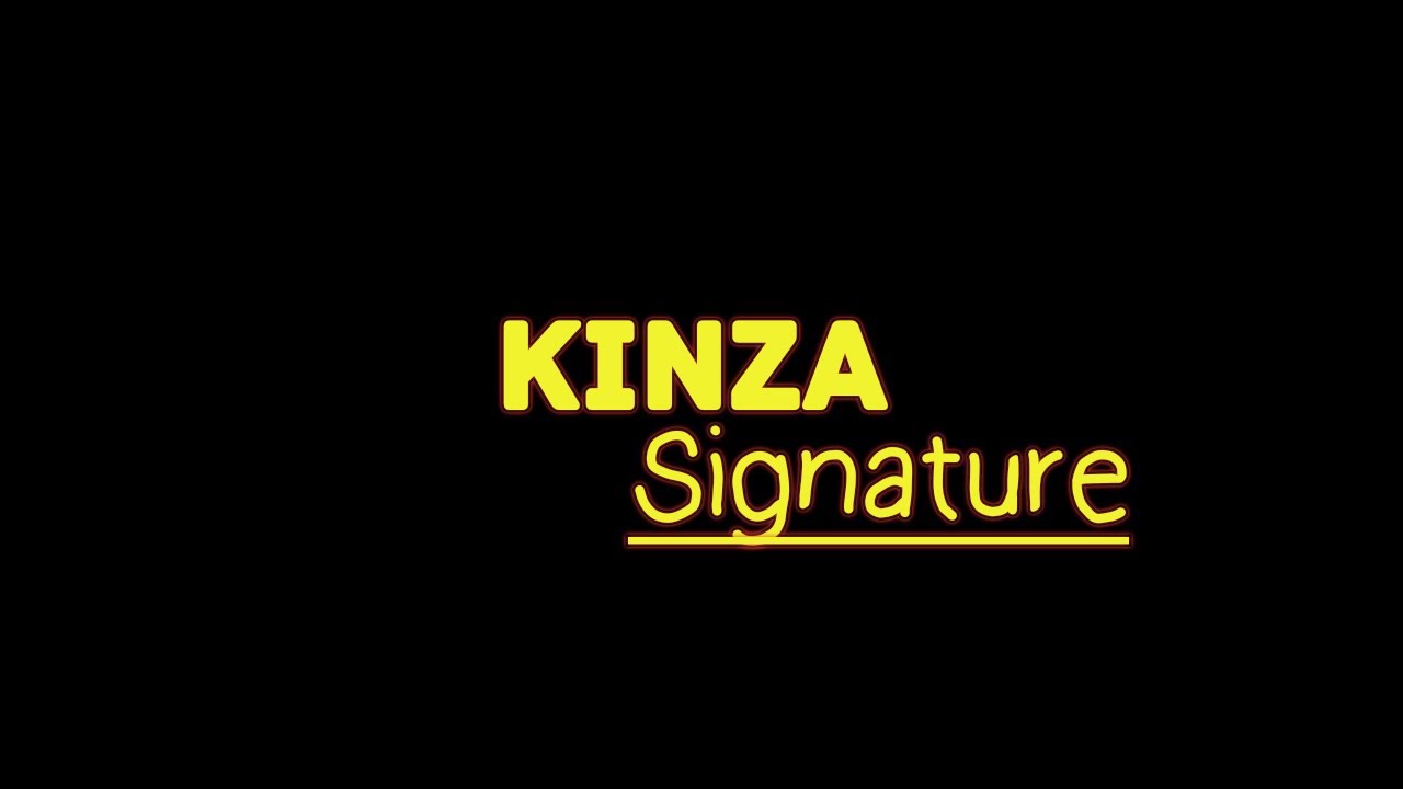 Kinza Name Signature Style || Learn Your Signature - YouTube