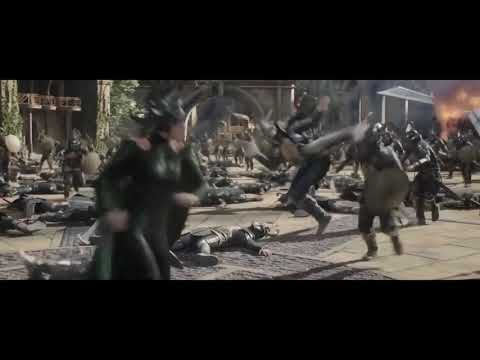 Thor ragnarok 2017: Hela Vs Asgard Army Fight scene HD.
