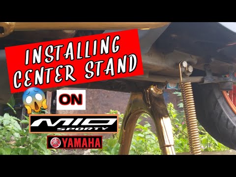 Center Stand Removal on Mio Sporty | Gold Center Stand | Gold Side ...