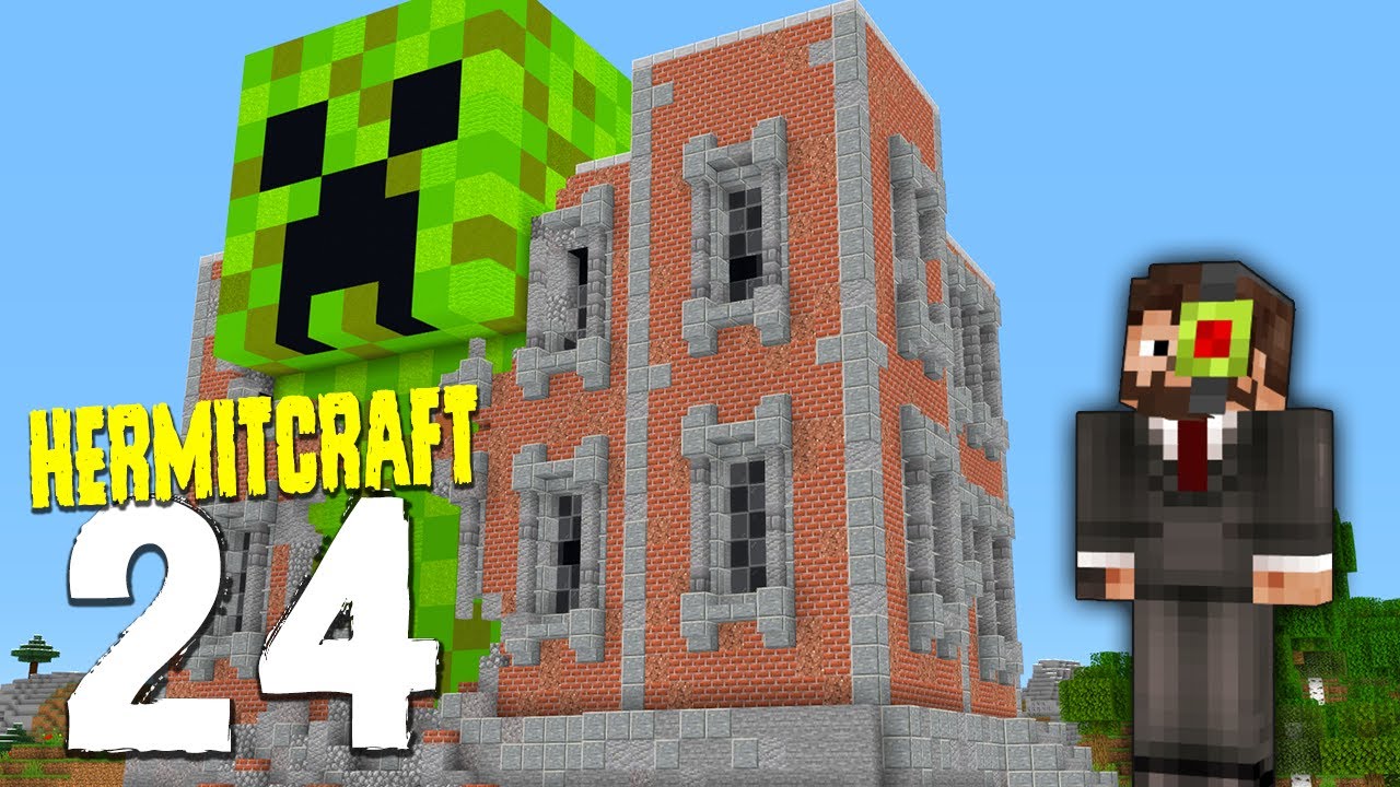HermitCraft 7: 24 | I BEAT THE BUTTON - YouTube