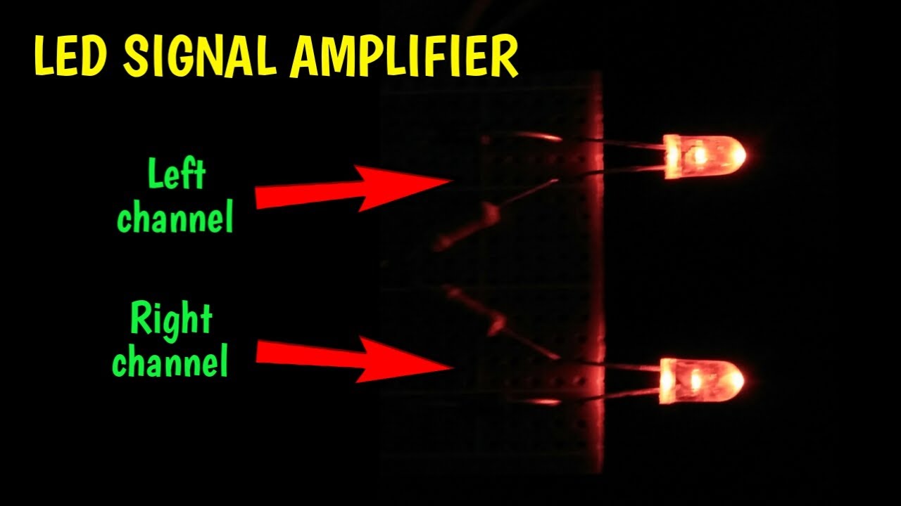 Cara membuat lampu signal amplifier | Sangat mudah dan sederhana - YouTube