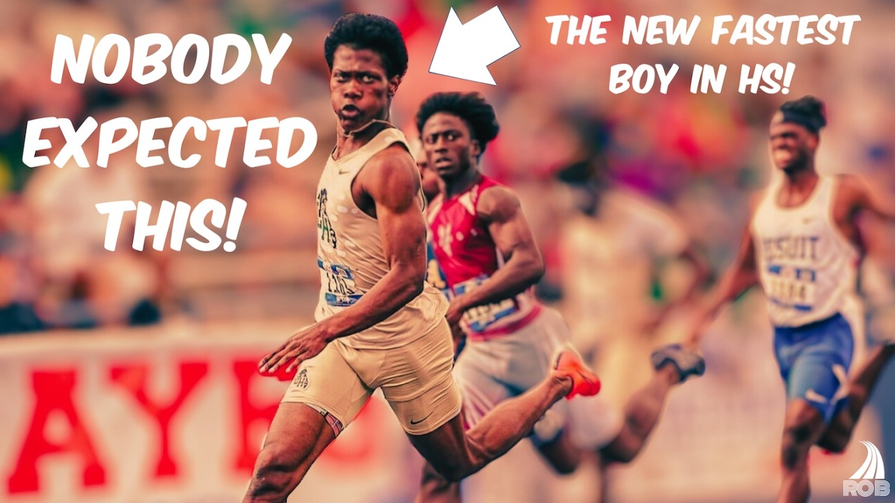 The FASTEST boy in HS just did THIS?! || The BEST HS Boys Track and ...