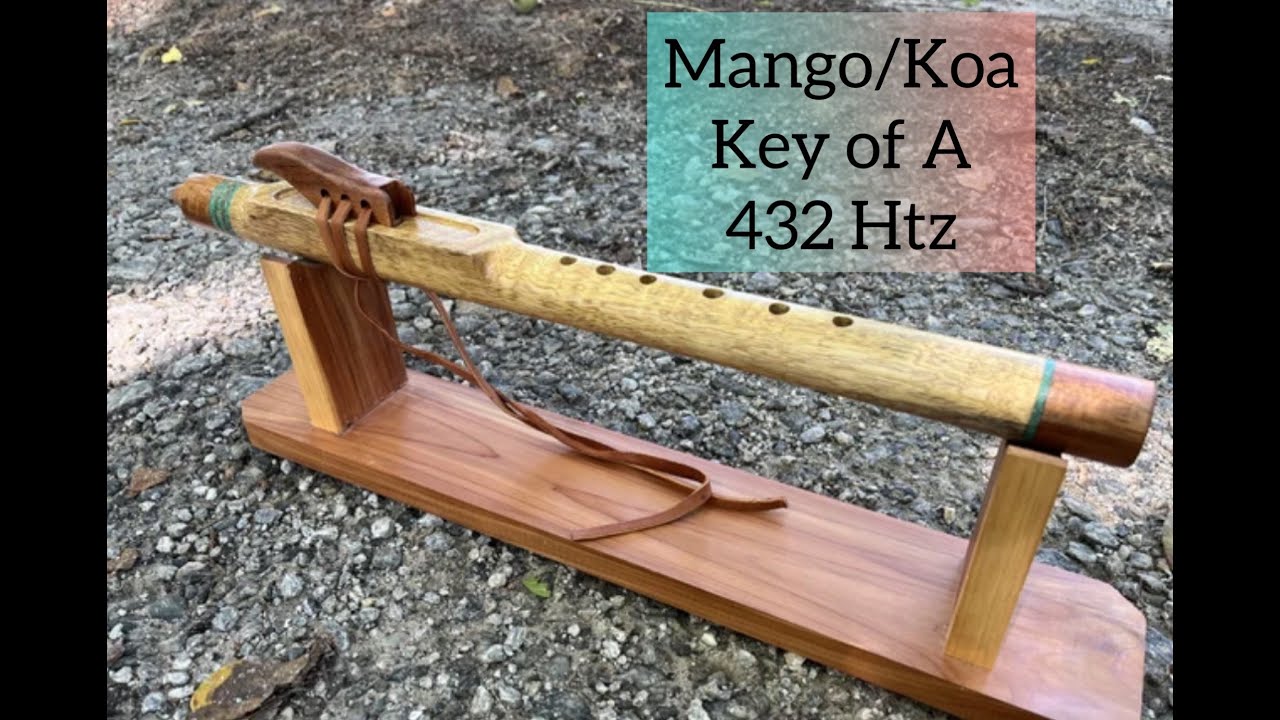 Mango/Koa Native American Style Flute Key of A 432 Htz - Elemental ...