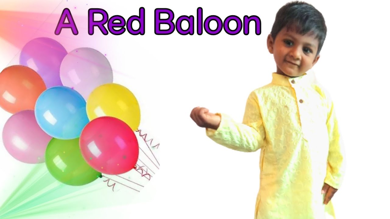 A Red Baloon Poem | Baloon Poem | baloon poem | - YouTube