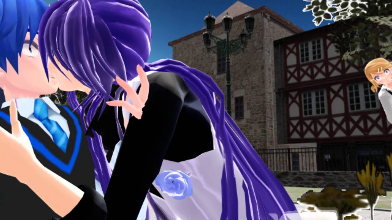 【MMD】Gakupo x Kaito - Kiss ( motion dl ) - YouTube