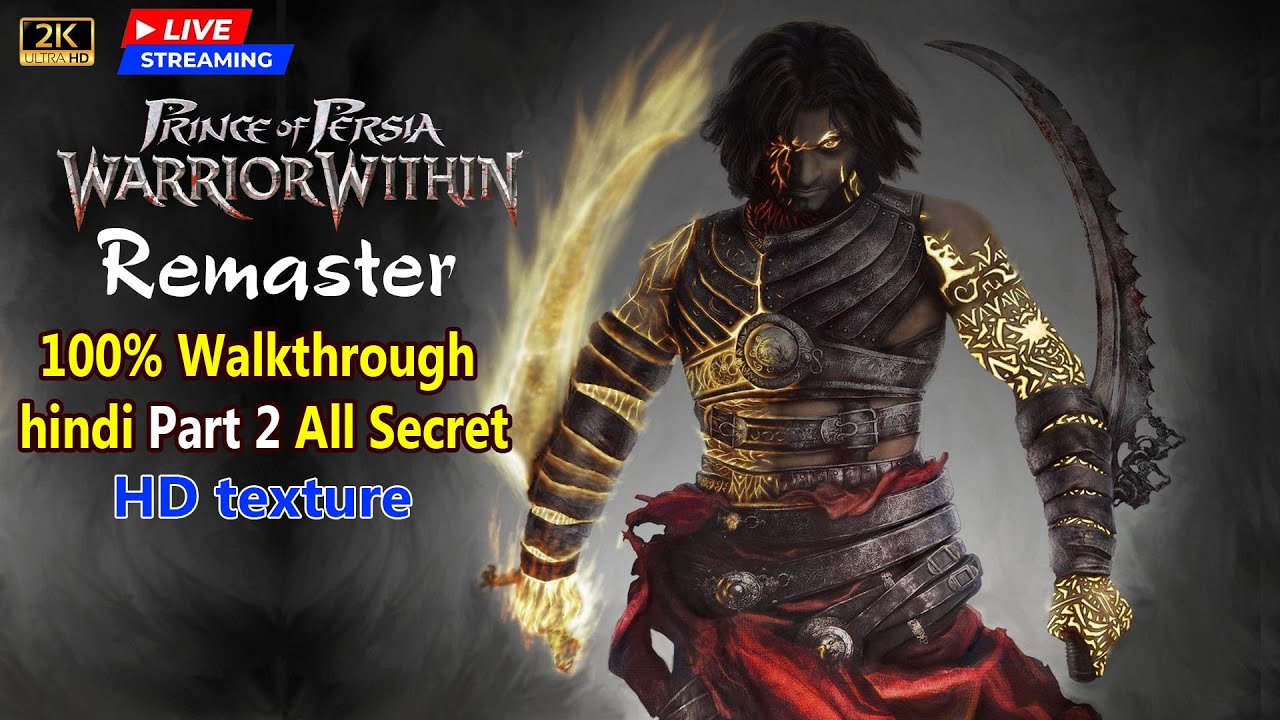 POP WW Remaster - prince of persia warrior within 100% hindi ...