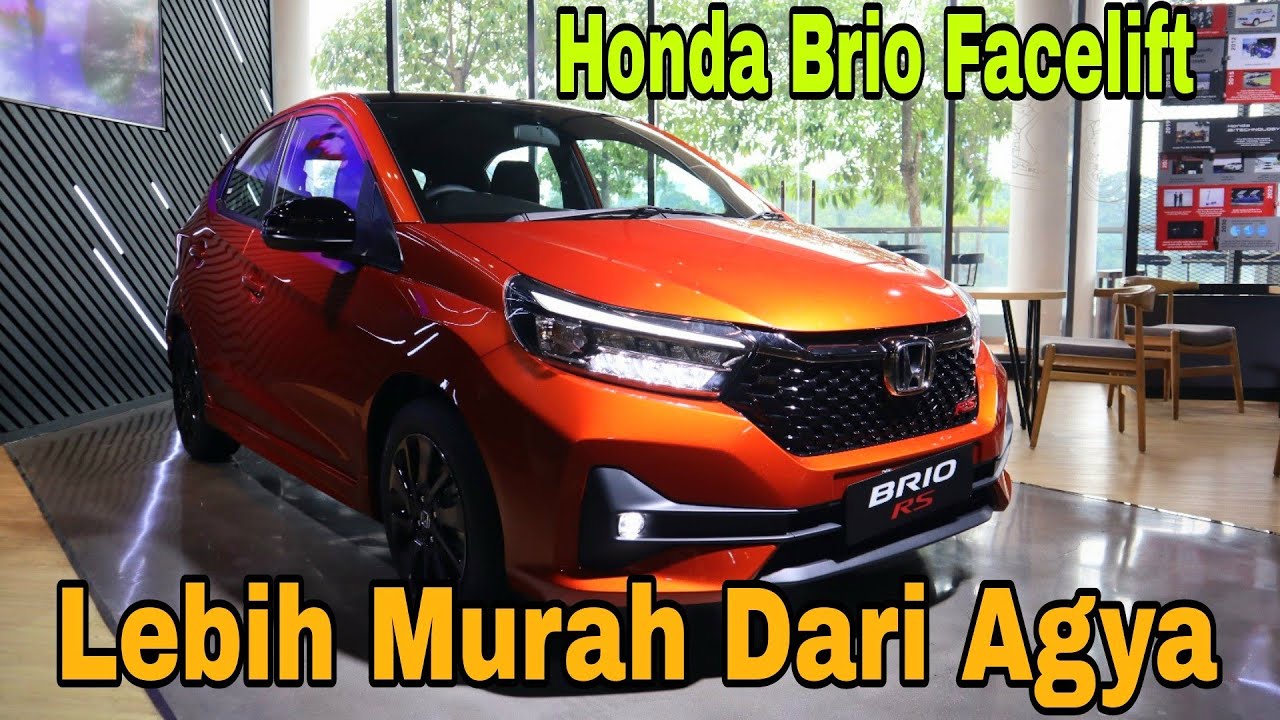 Honda New Brio RS Facelift 2023. Lebih Murah Dari Toyota All New Agya GR Sport - YouTube