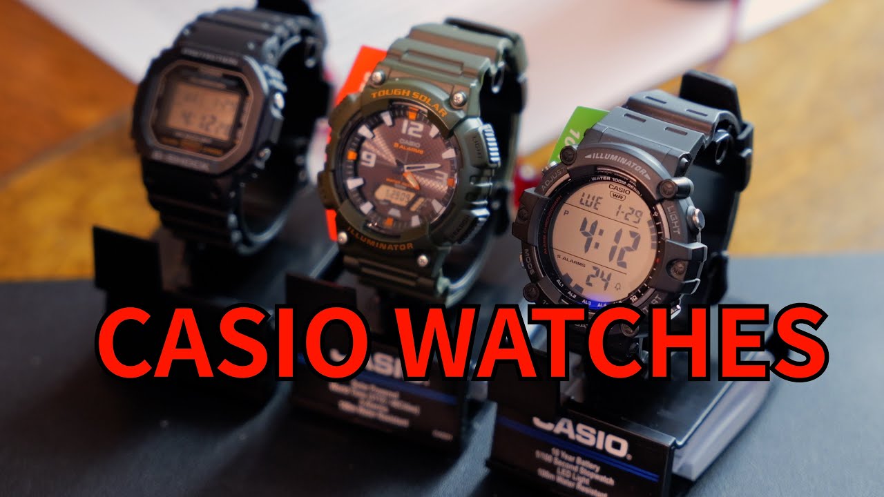 Casio Watch Showdown, best budget Casio! - YouTube