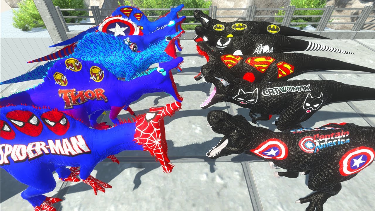 Marvel Comics Jurassic World Evolution Hunting Race Championship 5 Trex ...