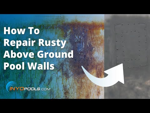 How To Repair The Outside Above Ground Pool Steel Wall