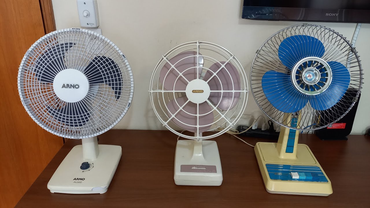 Ventiladores de mesa Arno VE30 Alivio, V12 Fan 12 e Gran Luxo GL 12 ...