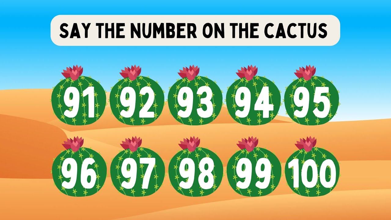 Learning Numbers 91 to 100 is Fun with Counting Companion - YouTube