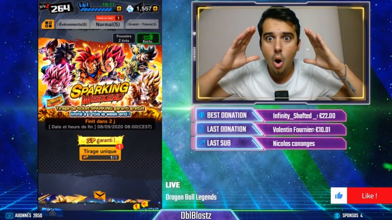 ROAD TO 3K ! PVP🔥 (NEW OVERLAY TEST) ! DRAGON BALL LEGENDS - YouTube