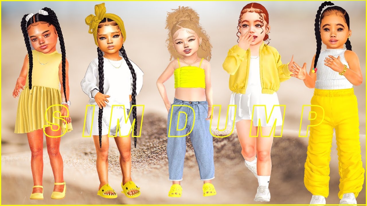[Patreon] Female Toddler Sim Dump | CC Folder and Sim Download || SIMS ...