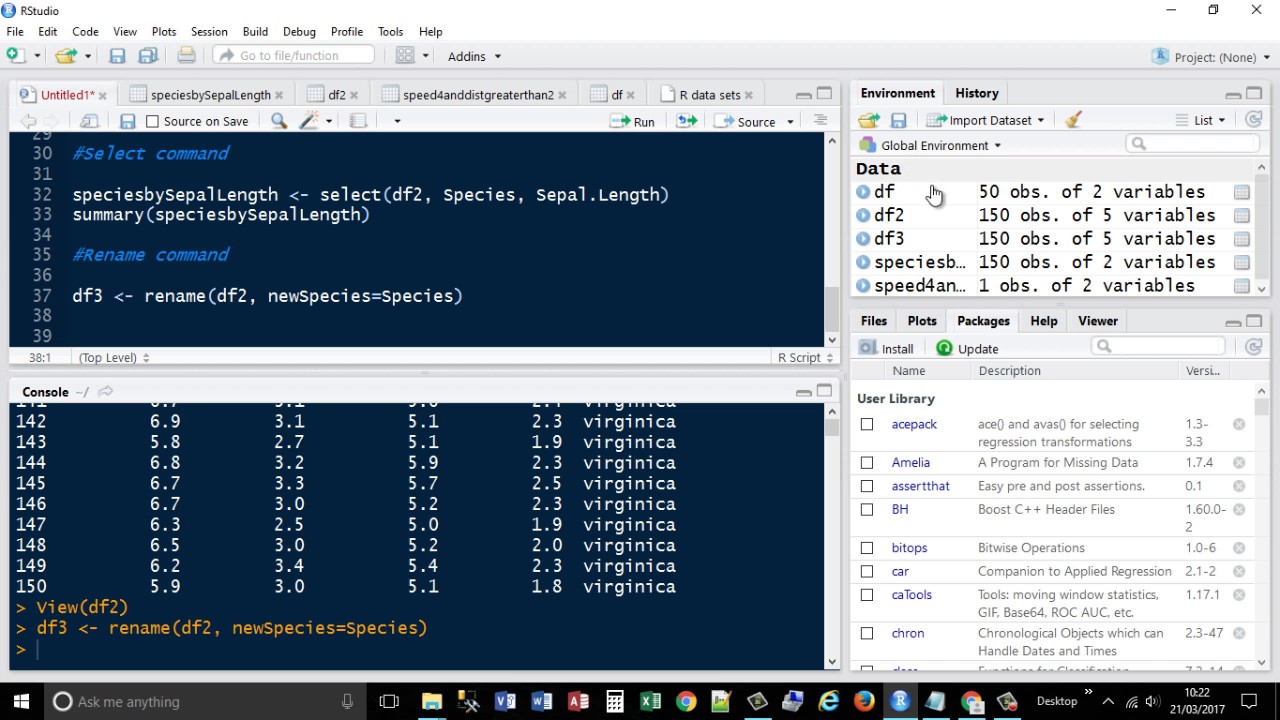 14 Getting Started With Dplyr In R Youtube