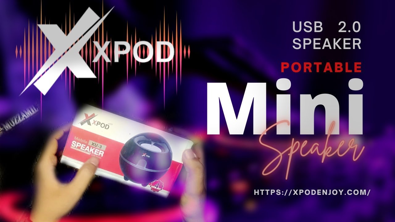 XPOD USB 2.0 | Speaker | Review & Unboxing usb 2.0 - YouTube