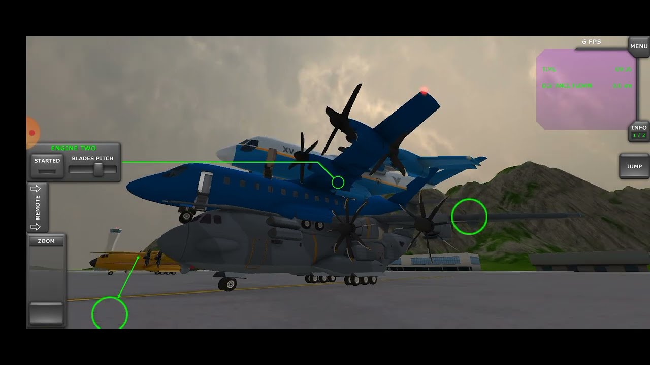 Turboprop flight simulator.this is what happens when you overload the ...