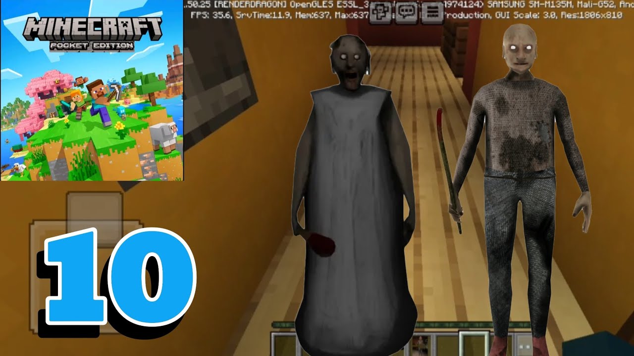 Jogando Minecraft PE - Parte 10 - Granny Chapter Two (iOS,Android) - YouTube