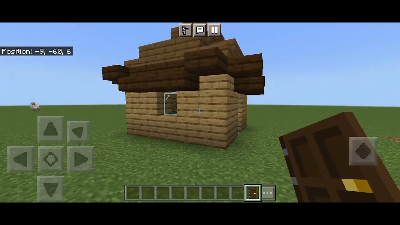 Very Simple Minecraft Hut "Tutorial" - YouTube