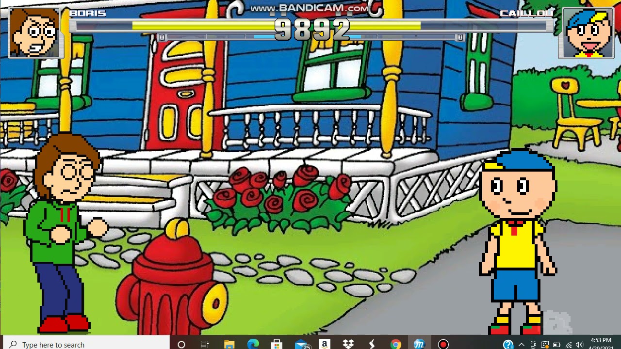 MUGEN - Boris vs Caillou - YouTube