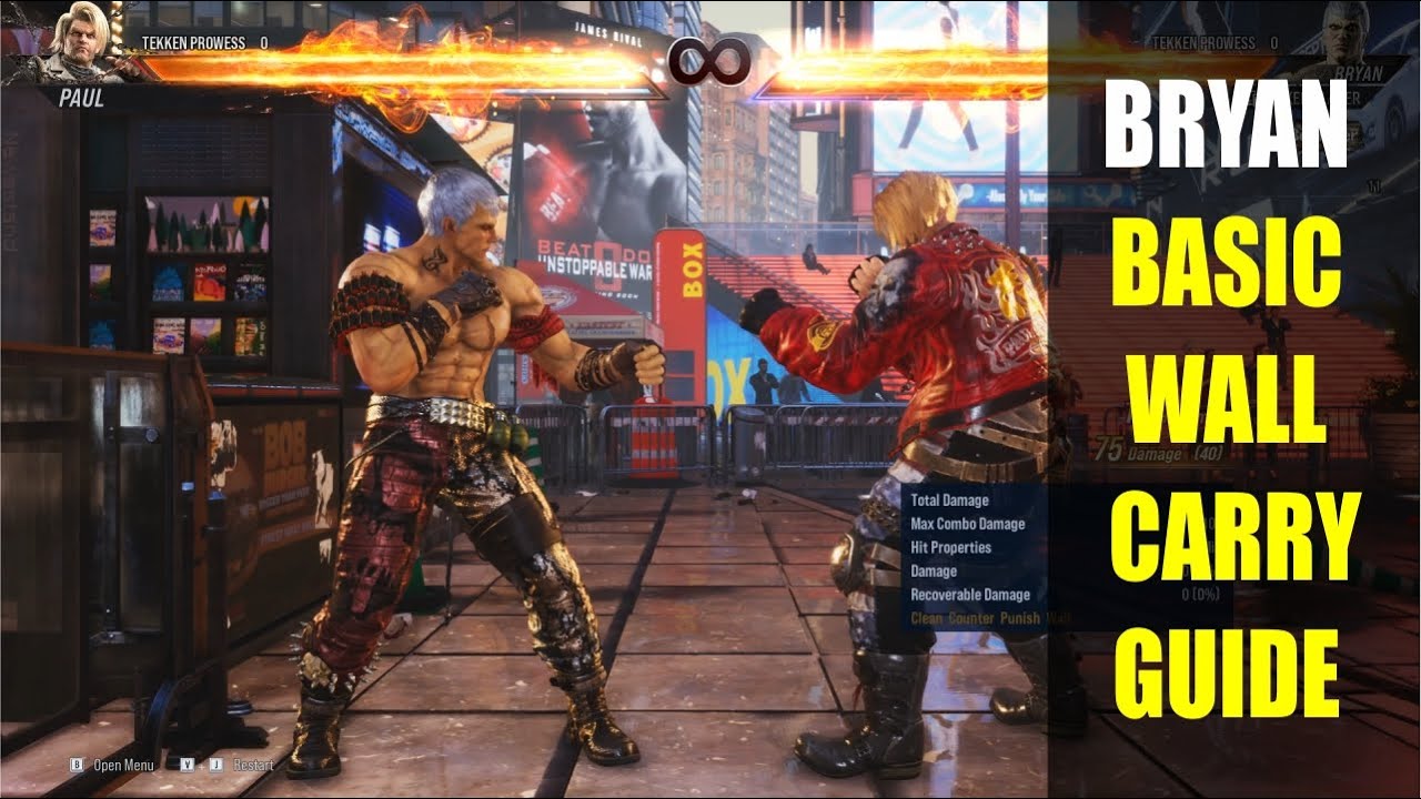 Tekken 8 CBT Bryan Wall Carry Guide - YouTube