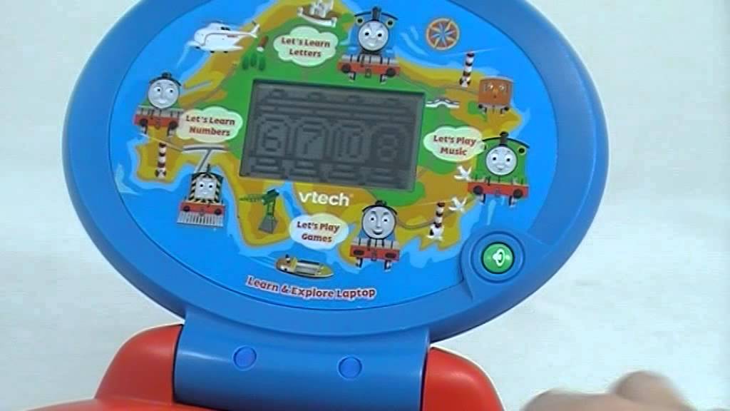 ZABAWKA VTECH LAPTOP TOMEK POCIĄG KOMPUTER (3144) - YouTube