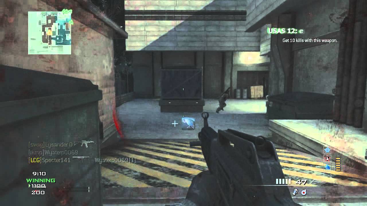 USAS-12 - MW3 Game Clip - YouTube