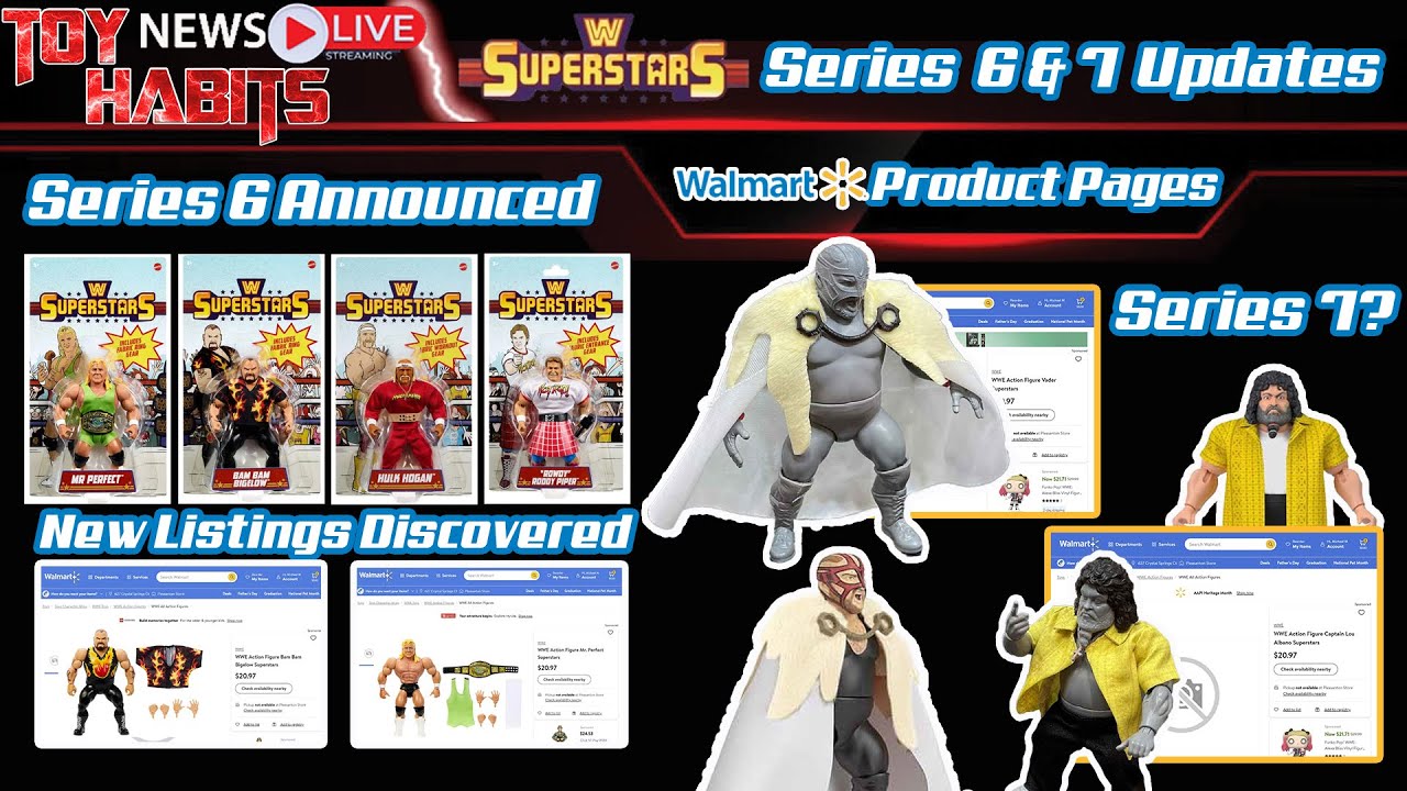 WWE Superstars Series 6 Announced and Series 7 Updates + All Listings ...